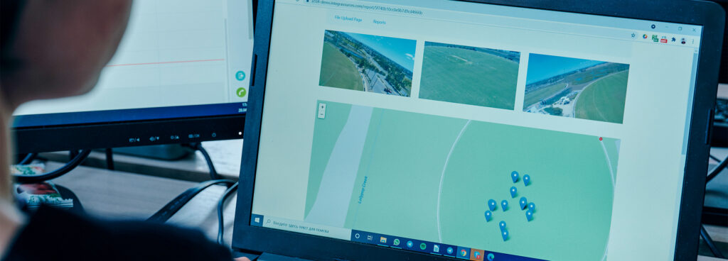 Computer vision system for monitoring sports grounds