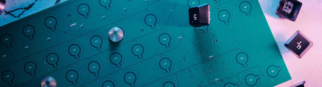 Custom Keyboard with an Electro-Capacitive Switch